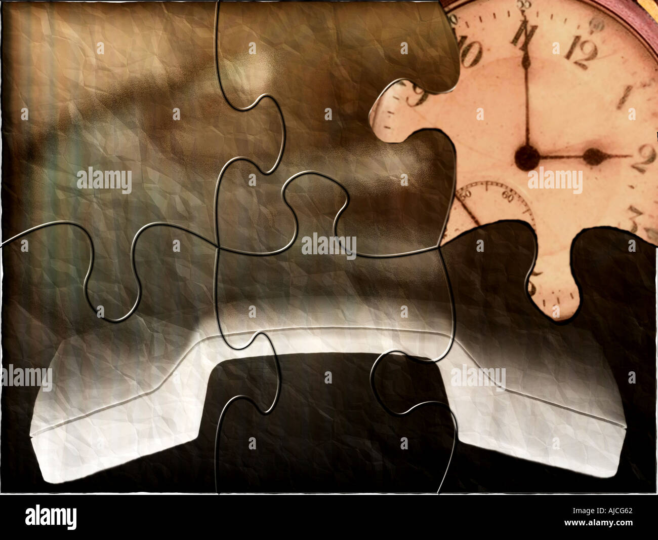 Time puzzle hi-res stock photography and images - Alamy