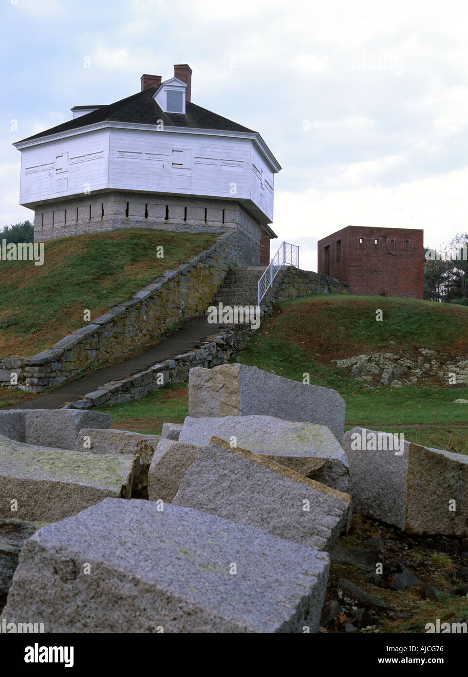 Fort McClary in Kittery, Maine. Named after Major Andrew McClary, an ...