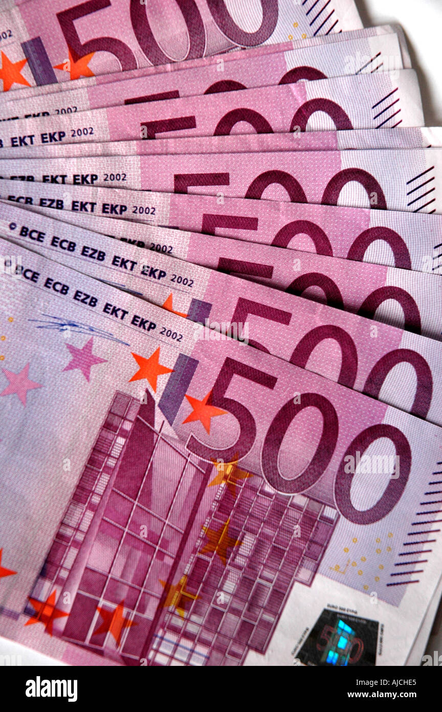 Billet 500 euros ticket hi-res stock photography and images - Alamy