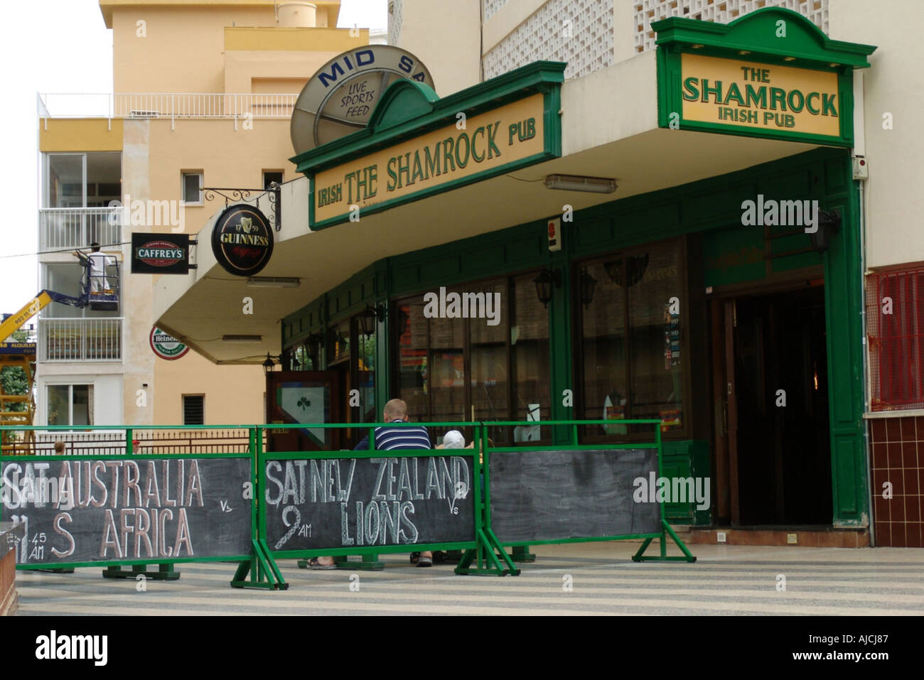 British Cafe Benidorm Spain High Resolution Stock Photography and ...