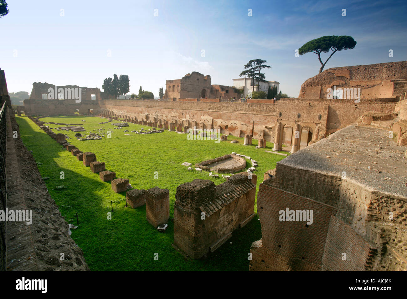 Stadium Of Domitian On The Palatine Hill, Rome, Italy Stock Photo - Alamy