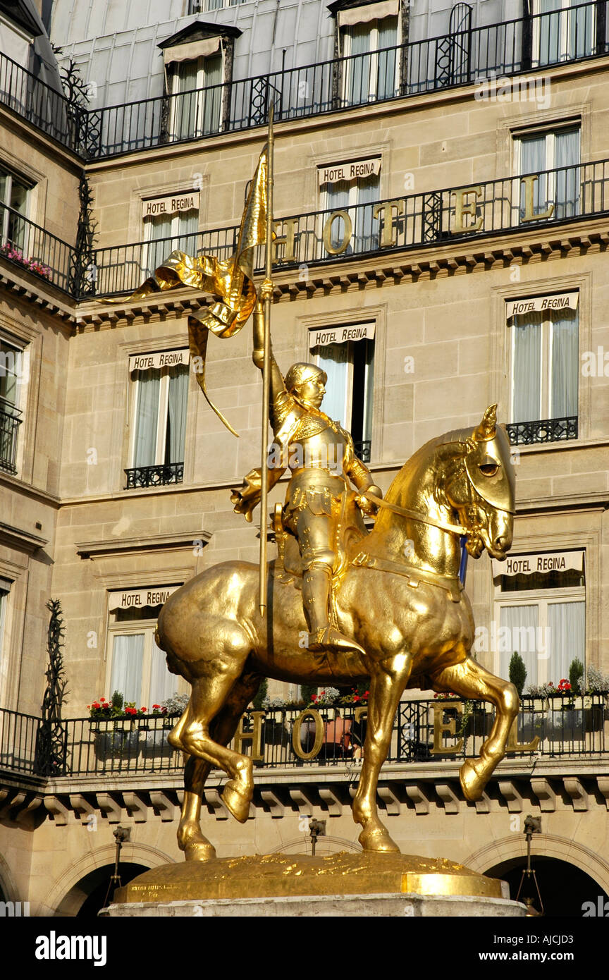 Jeanne d Arc statue, Paris,France Stock Photo - Alamy