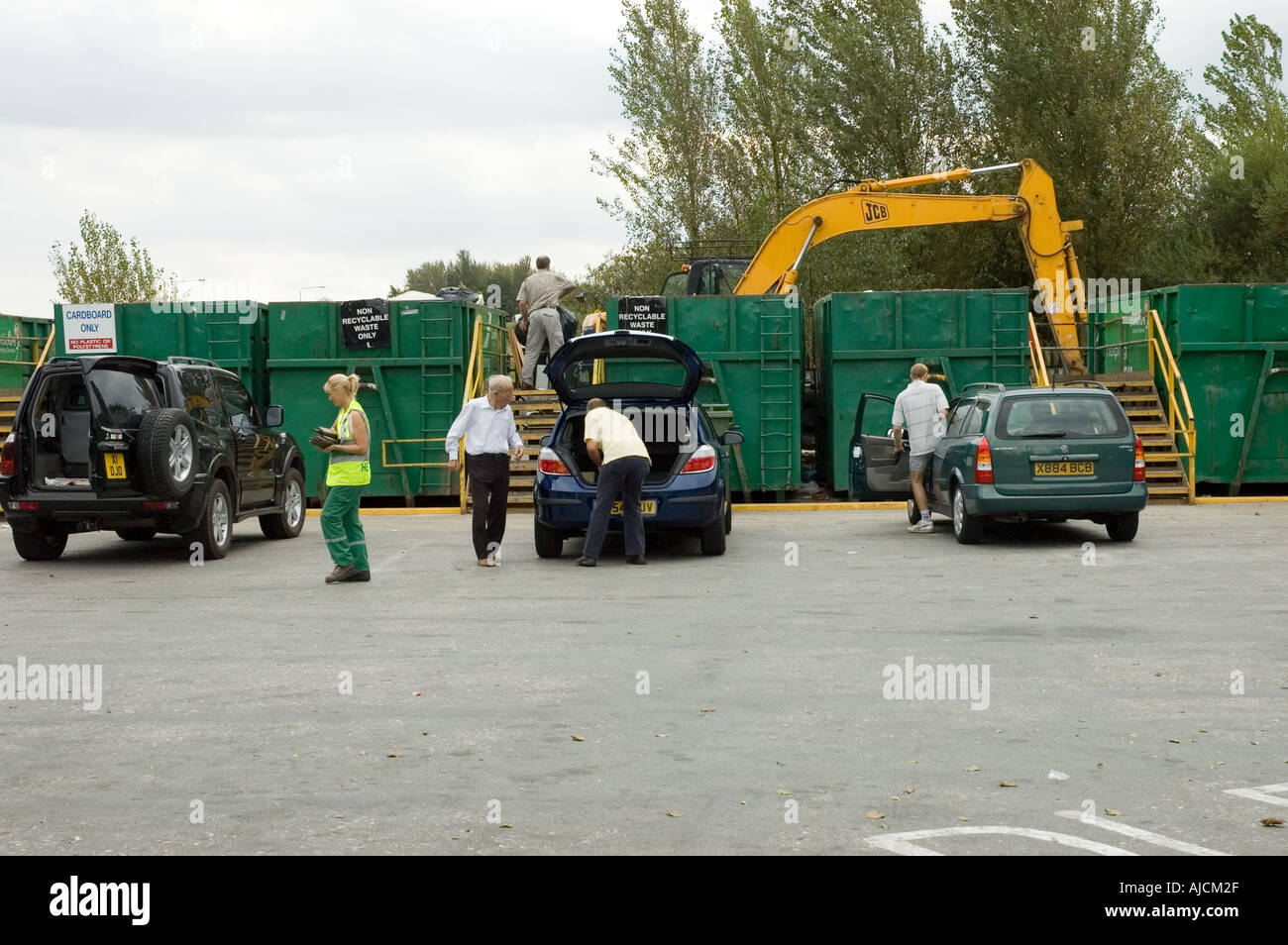 Civic Amenity Site at Skelmersdale Lancashire UK Stock Photo - Alamy