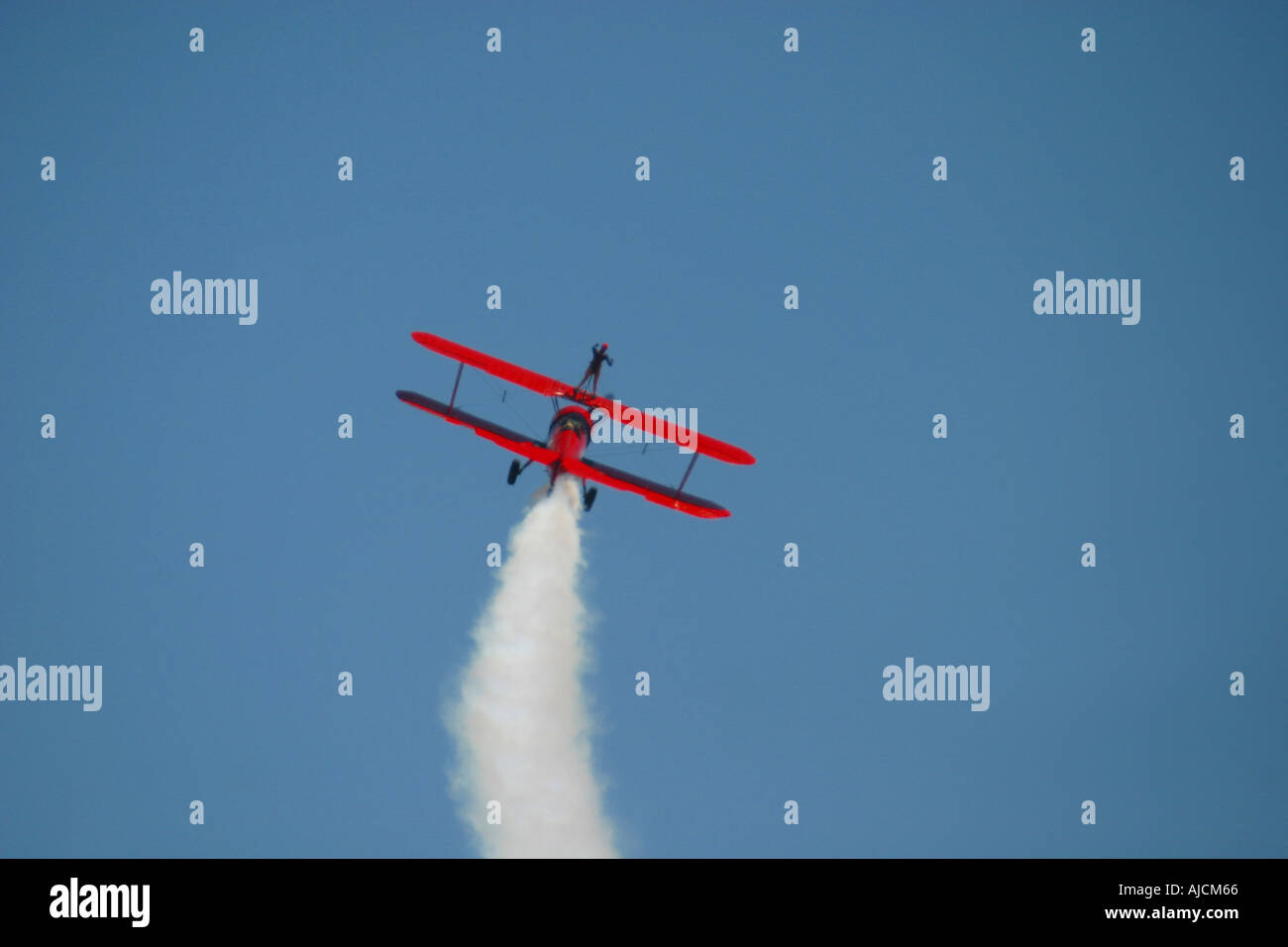 AIRSHOW, AIR SHOW wingwalker biplane Stock Photo - Alamy