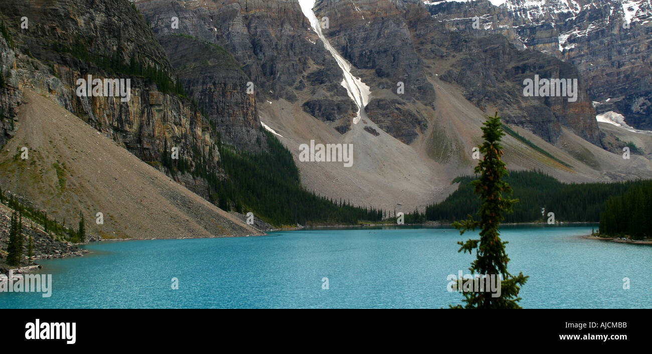LANDSCAPE ; Banff National Park, Alberta, Canada, Moraine Lake Stock Photo - Alamy