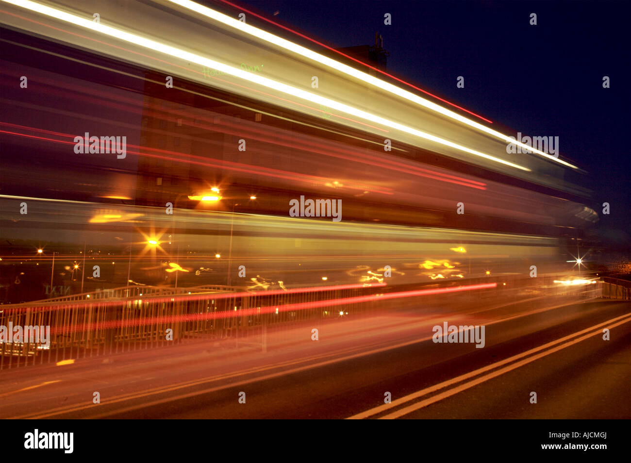 Late night bus hi-res stock photography and images - Alamy