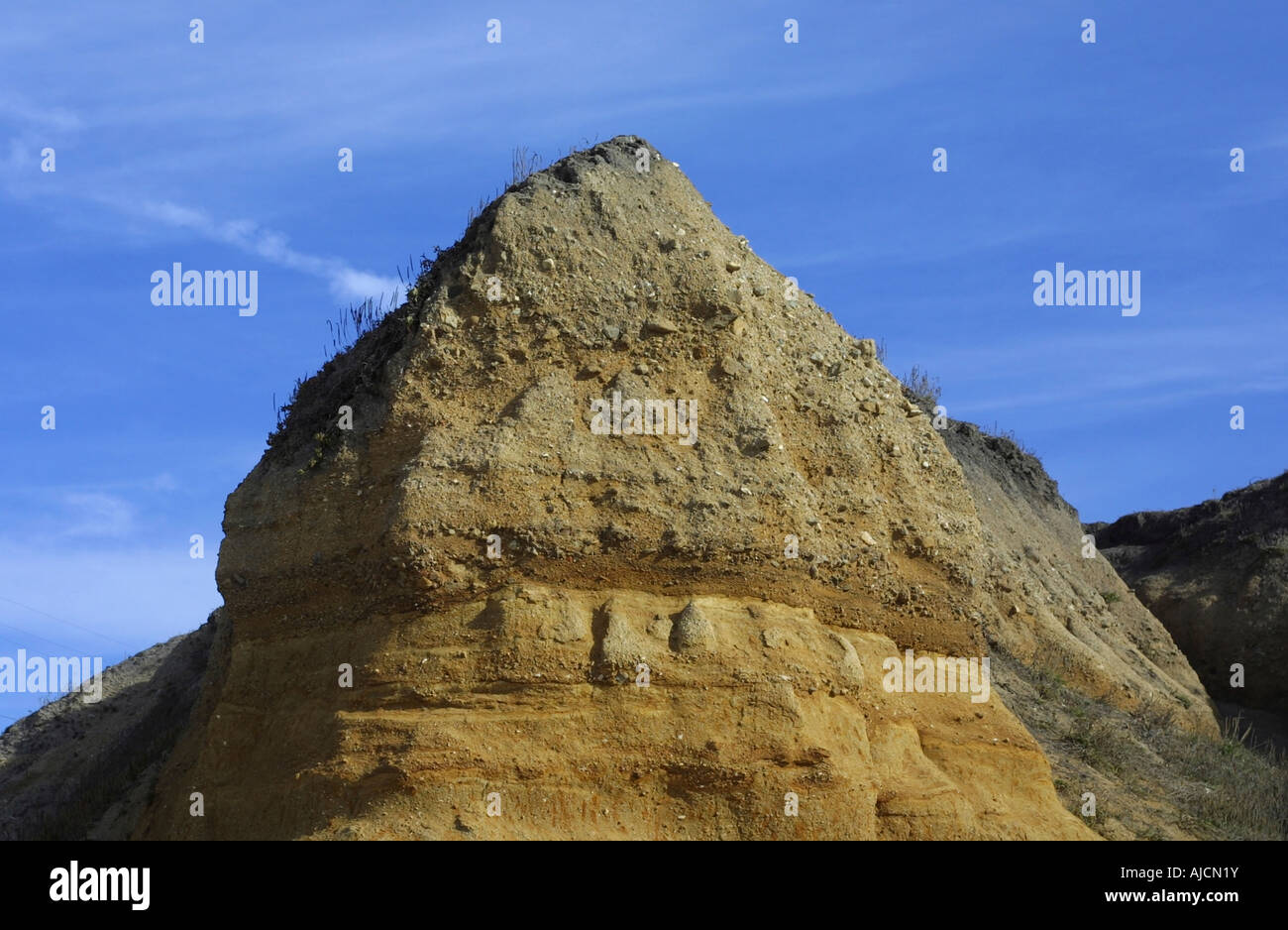 Sandy hill on beach Stock Photo - Alamy