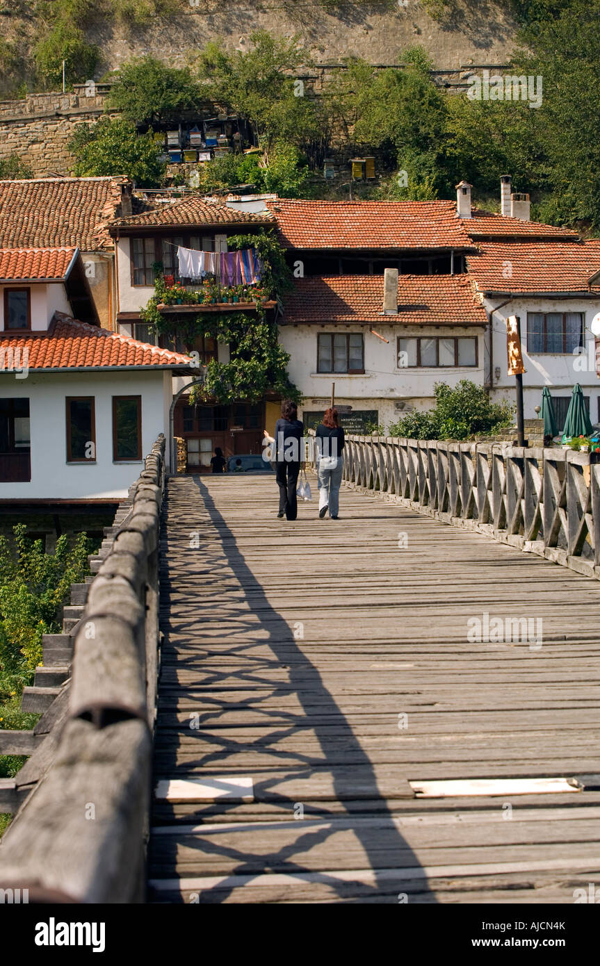 Bishops Bridge across Yantra River and view of Asenova quarter , Veliko ...