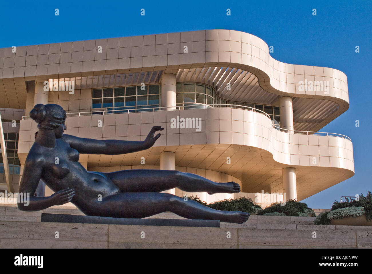 Exterior of John Paul Getty Center in Los Angeles California United ...