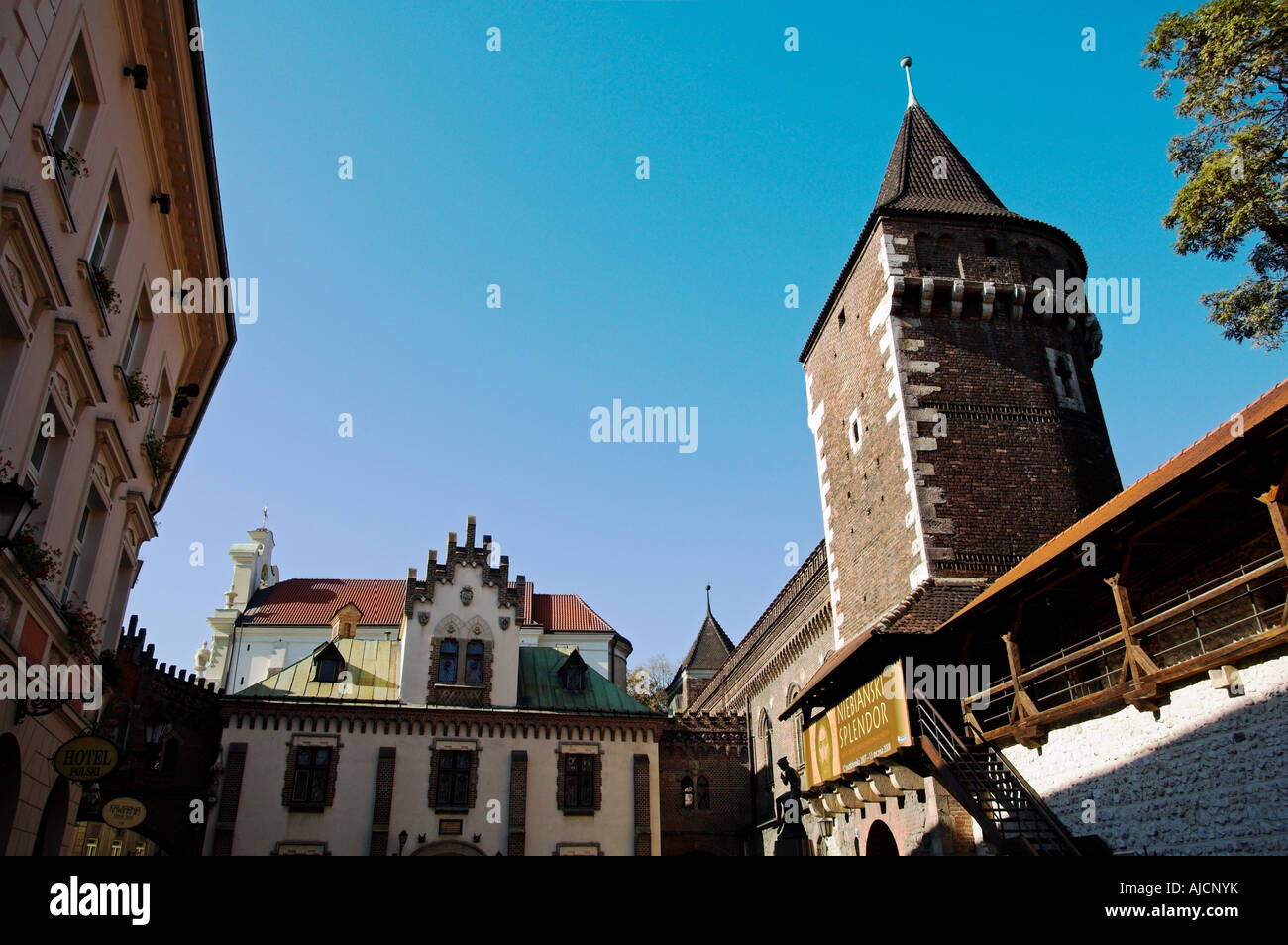 Florian Gate Old Town Krakow Stock Photo - Alamy