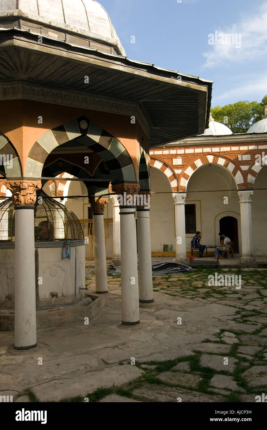 Courtyard of Turkish Mosque in Shumen Bulgaria Stock Photo - Alamy