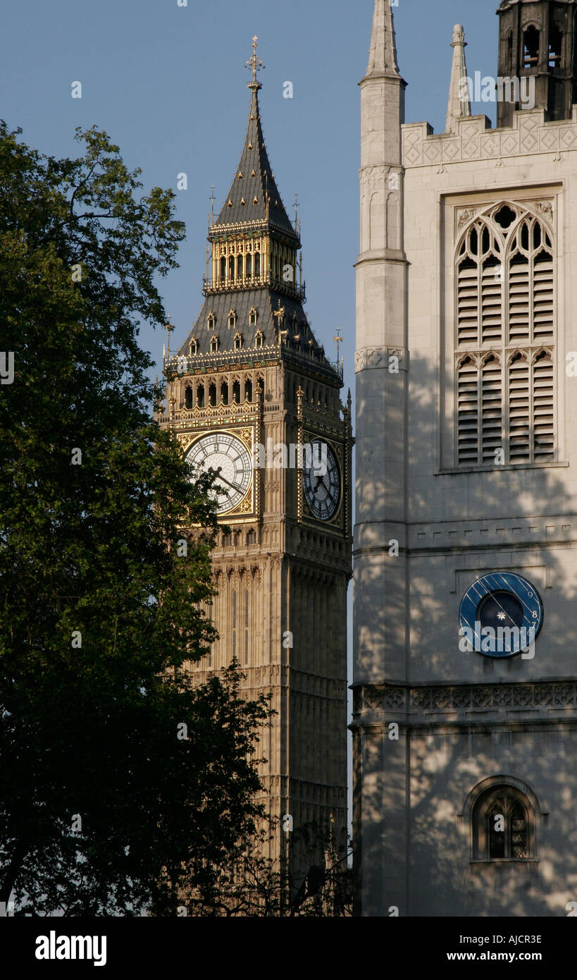 Big Ben and St Margarets Church London Stock Photo - Alamy