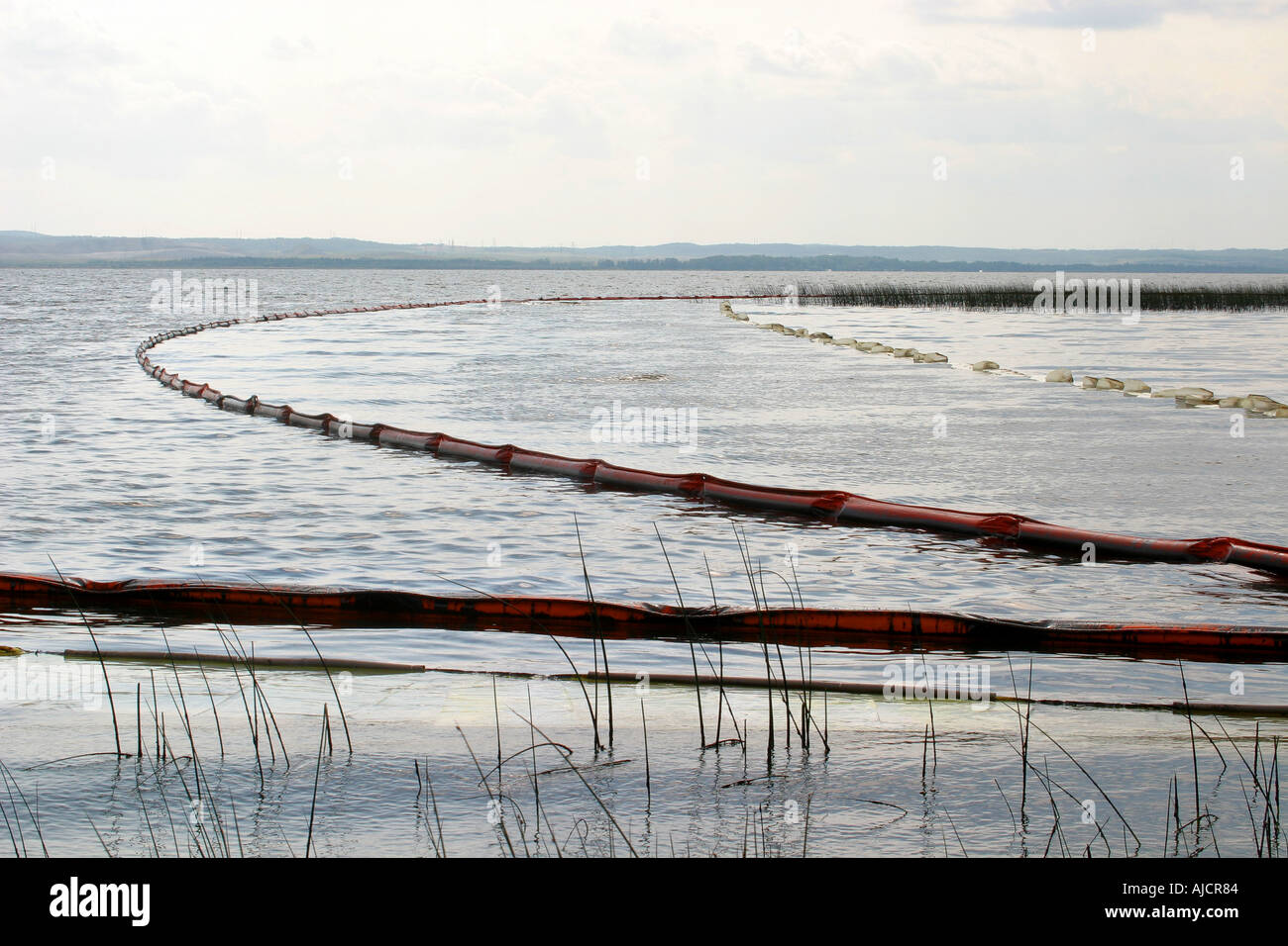 Oil spill - environmental disaster Stock Photo - Alamy