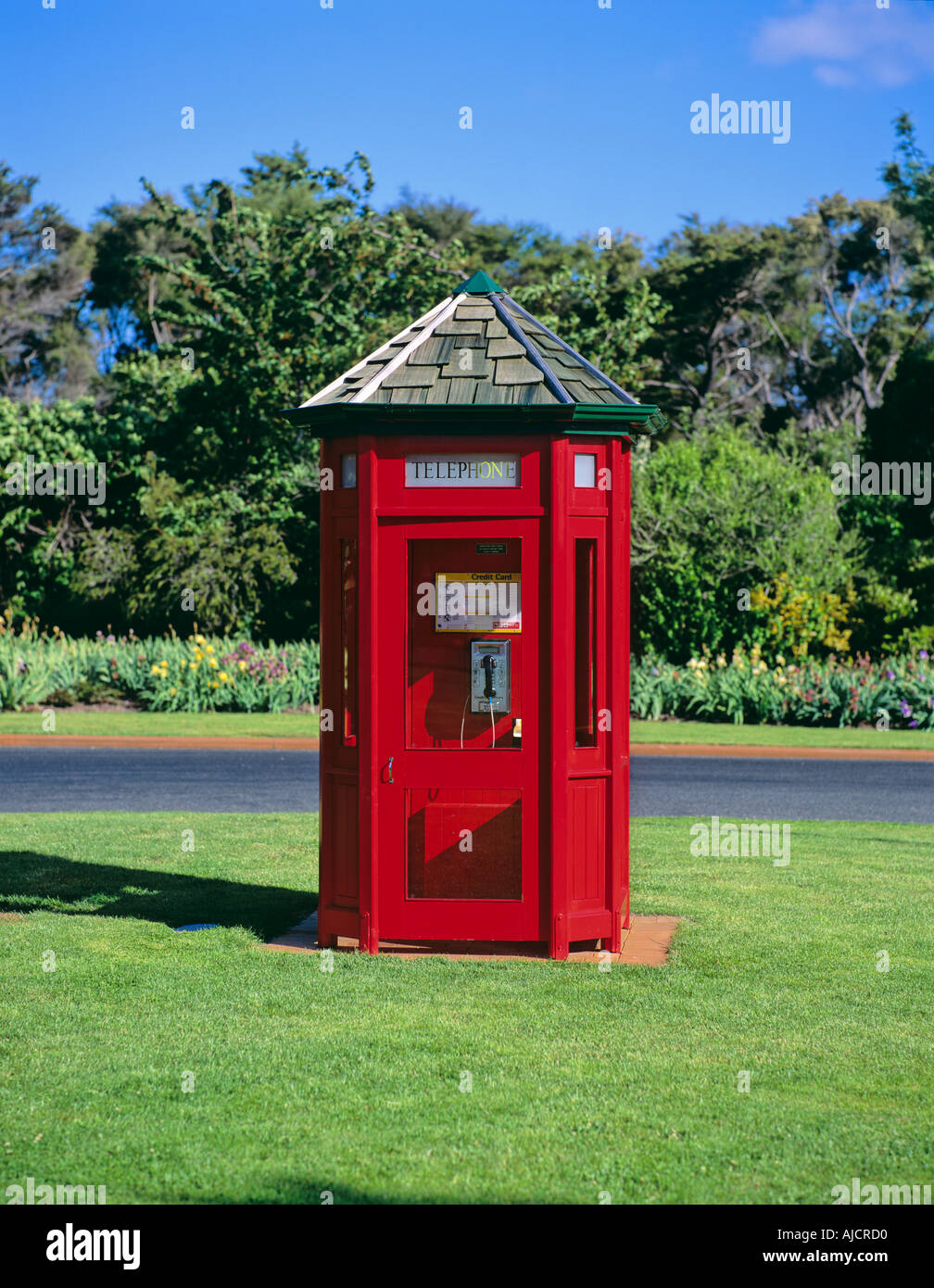 New zealand telephone box hi-res stock photography and images - Alamy