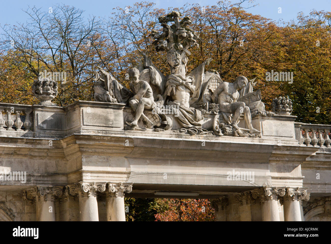 Gateway to Parc de la Pépinière, Nancy, Lorraine, France Stock Photo ...