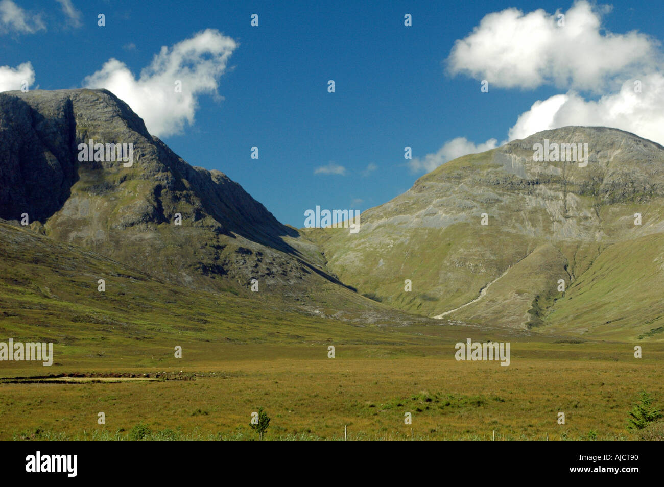 Connemara hills Inagh Valley Galway Ireland Stock Photo - Alamy