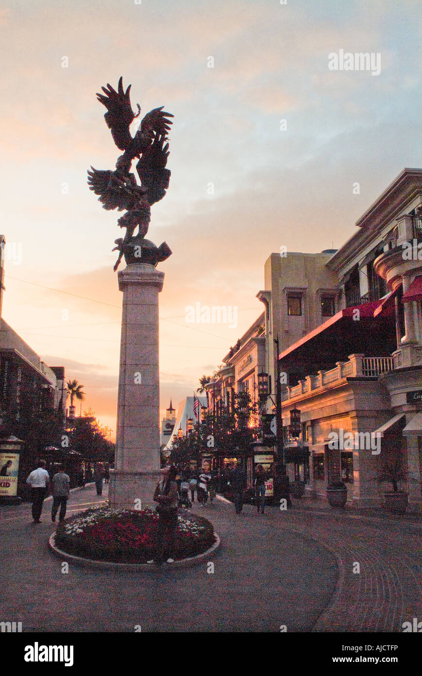 The Grove shopping mall in Los Angeles California USA Stock Photo - Alamy
