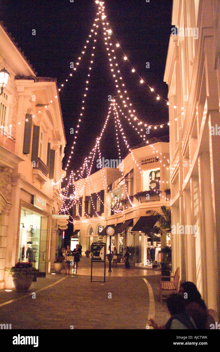 The Grove shopping mall in Los Angeles California USA Stock Photo - Alamy