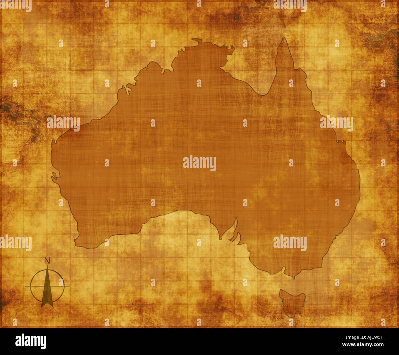 a large image of old and worn map of australia Stock Photo - Alamy