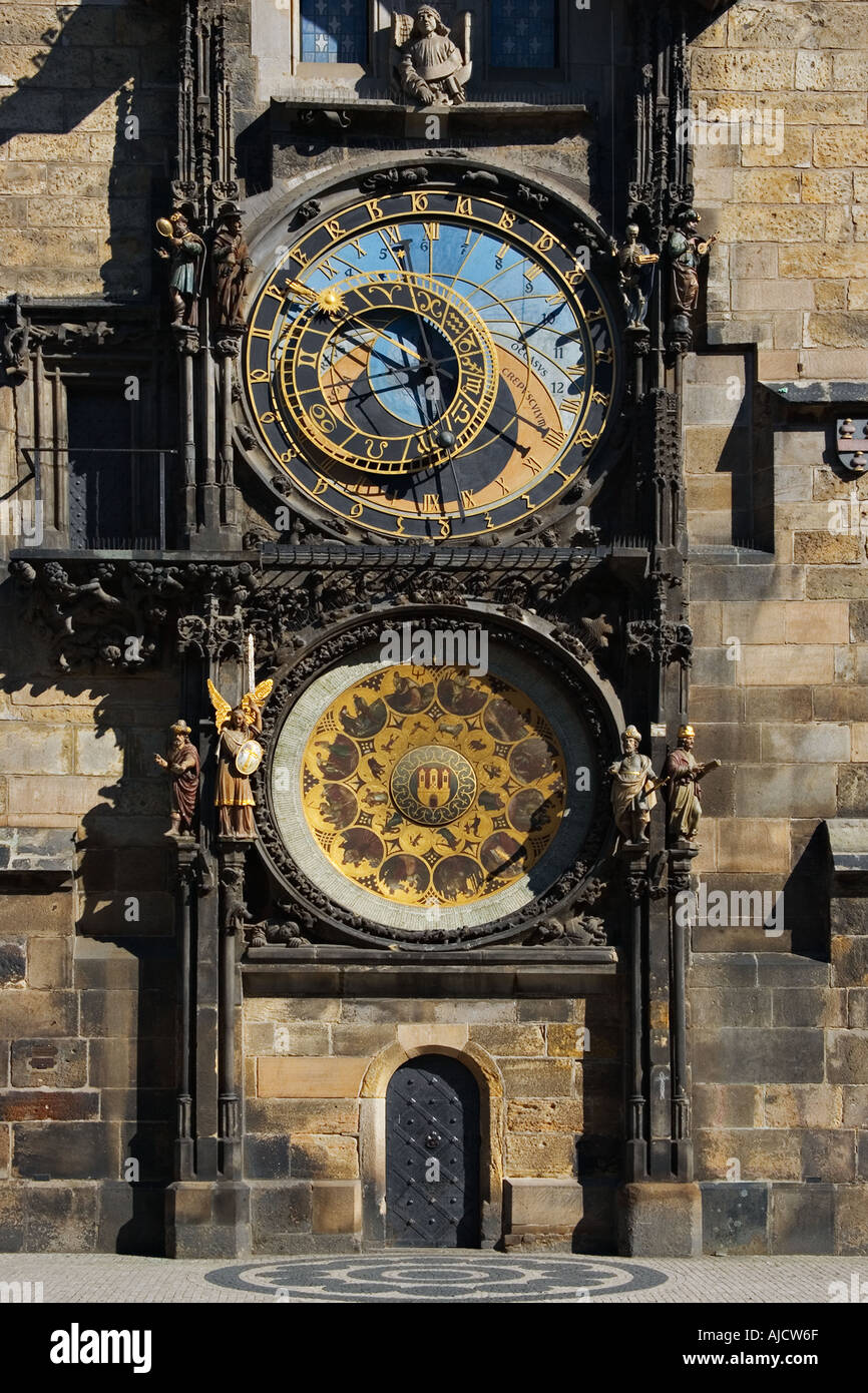 The Astronomical Clock and Calendar is located on the Old Town Clock ...
