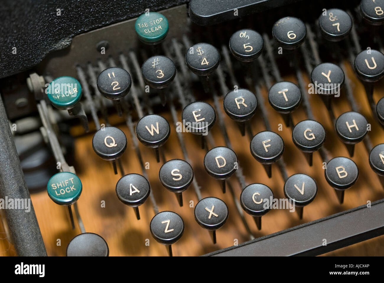 Classic typewriter keys Stock Photo - Alamy