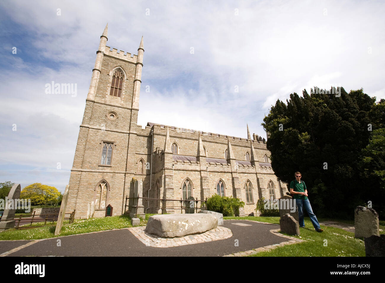 UK Northern Ireland County Down Downpatrick Down Cathedral and St ...