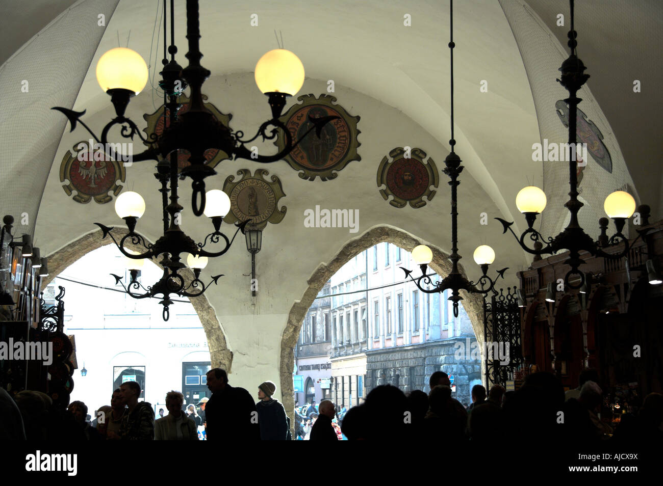 Corn Hall Market Square Krakow Stock Photo - Alamy