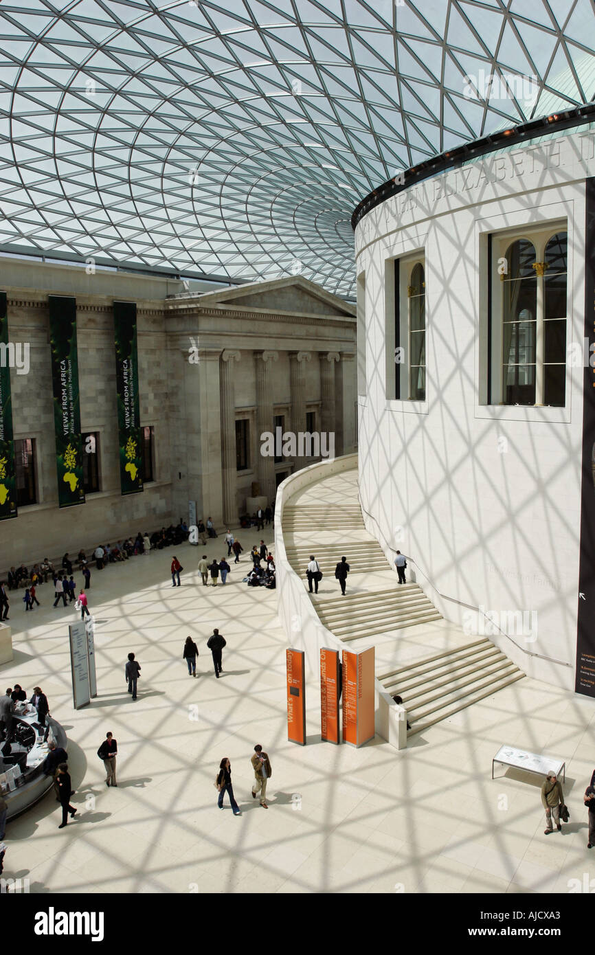 Interior of the British Museum Stock Photo - Alamy
