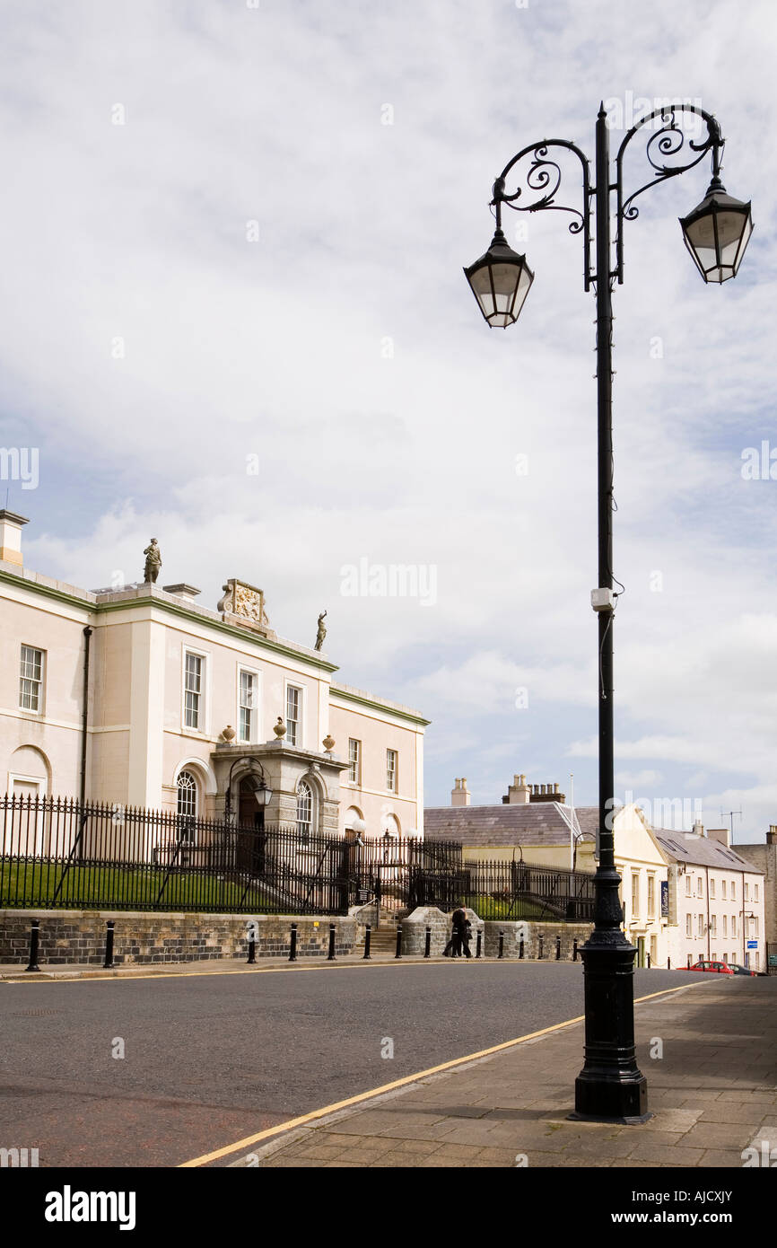 UK Northern Ireland County Down Downpatrick The Mall Court House Stock ...