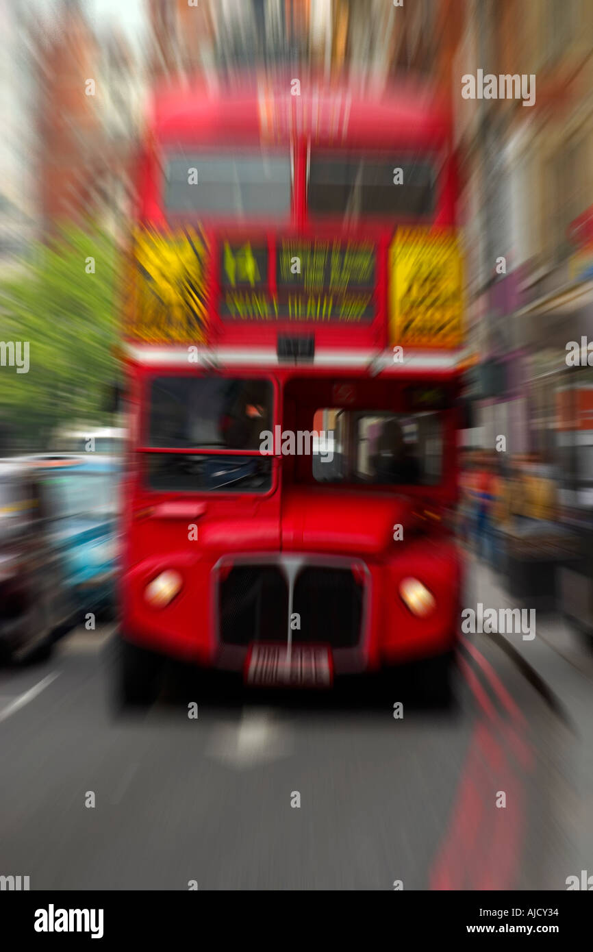 Red London Bus Stock Photo - Alamy
