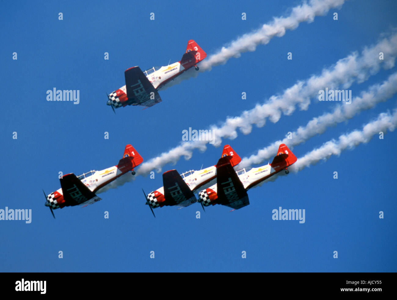 Airshow Team Diving Stock Photo - Alamy
