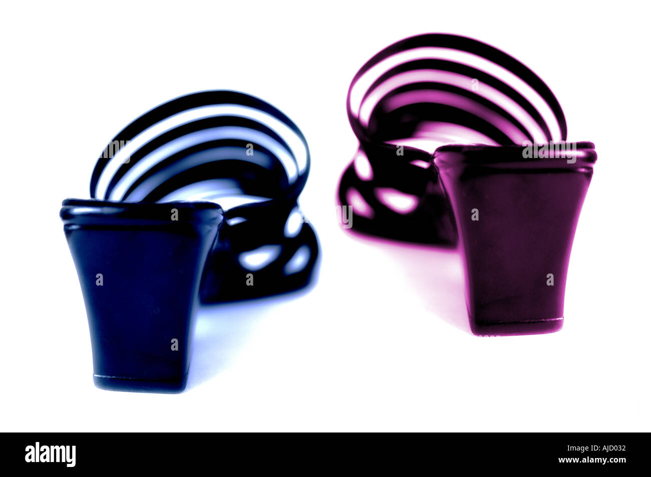 Neon pink blue glowing light Cut Out Stock Images & Pictures - Alamy