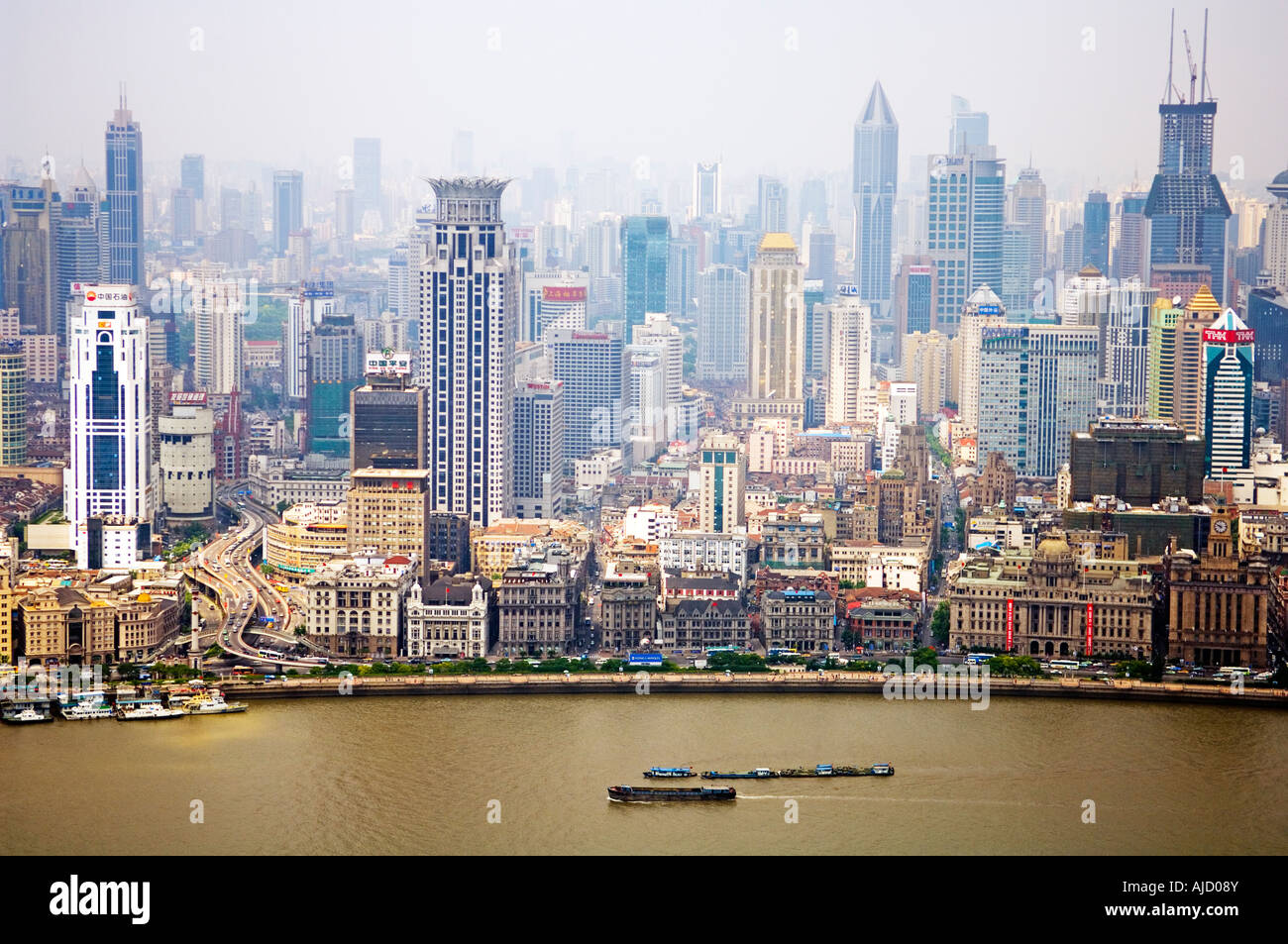 Shanghai Puxi Skyscrapers Stock Photo - Alamy