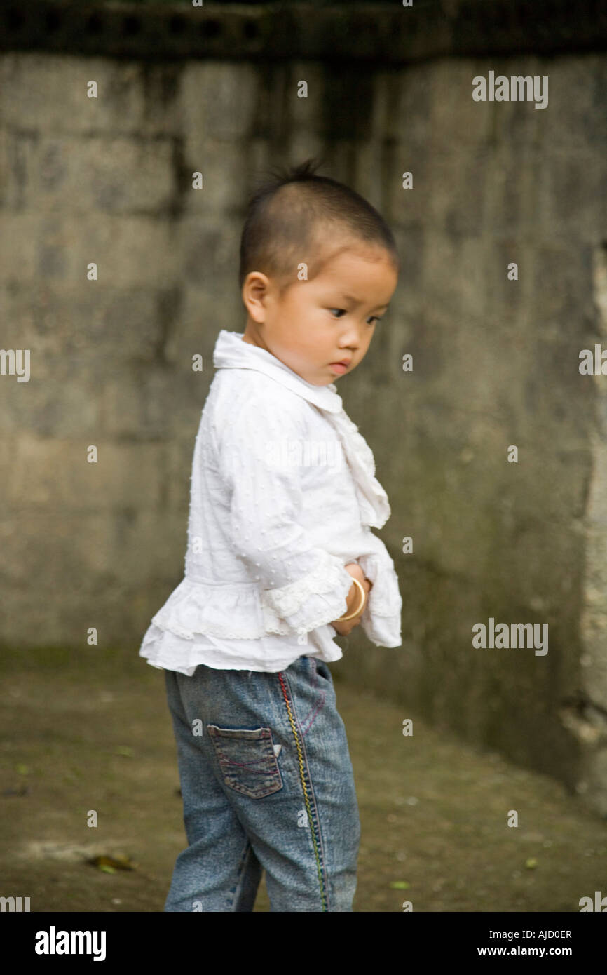 little Red Yao girl Guilin China Stock Photo - Alamy