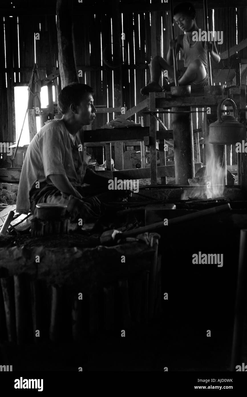 Blacksmith forge Black and White Stock Photos & Images - Alamy