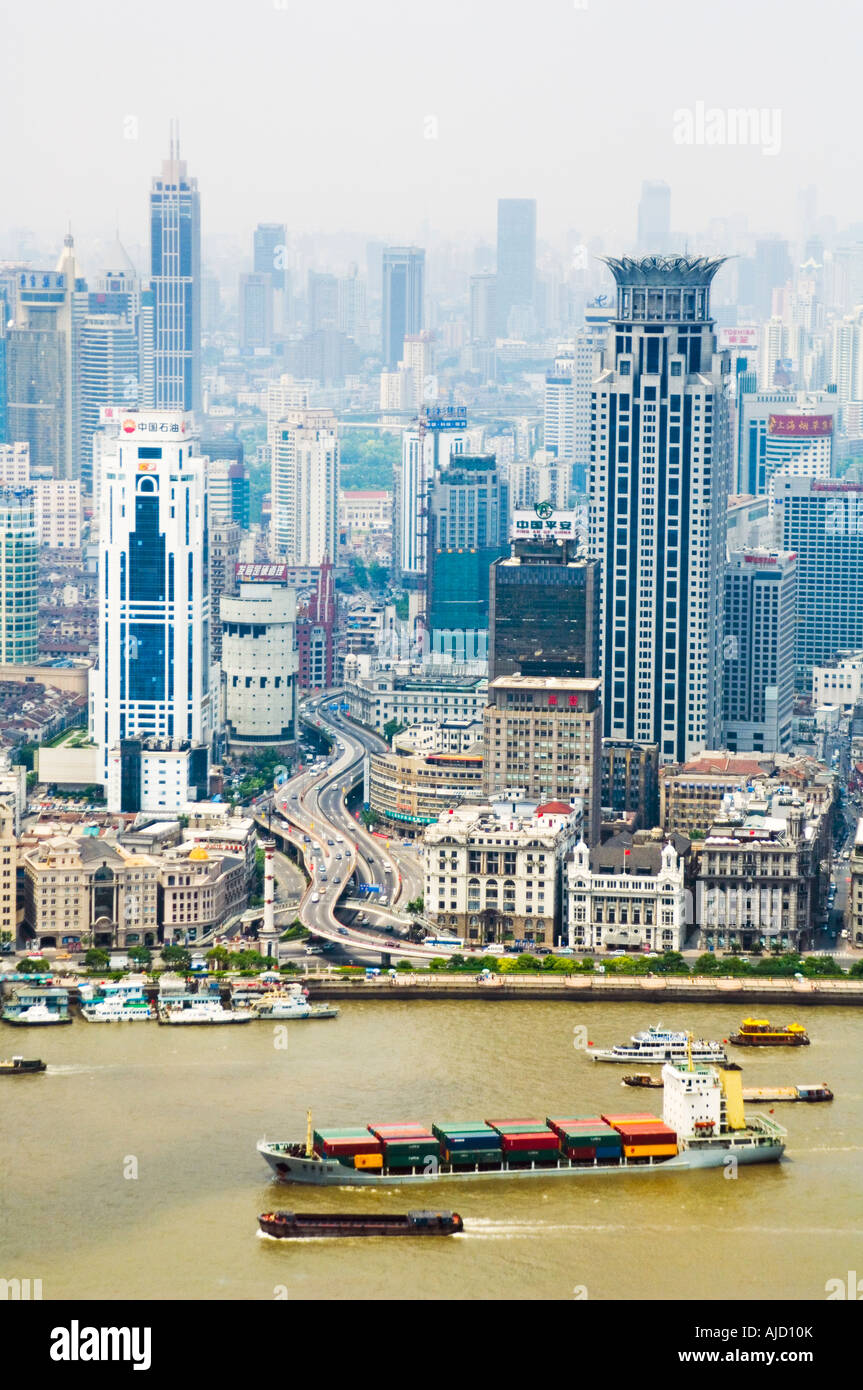 Shanghai Puxi Skyscrapers Stock Photo - Alamy