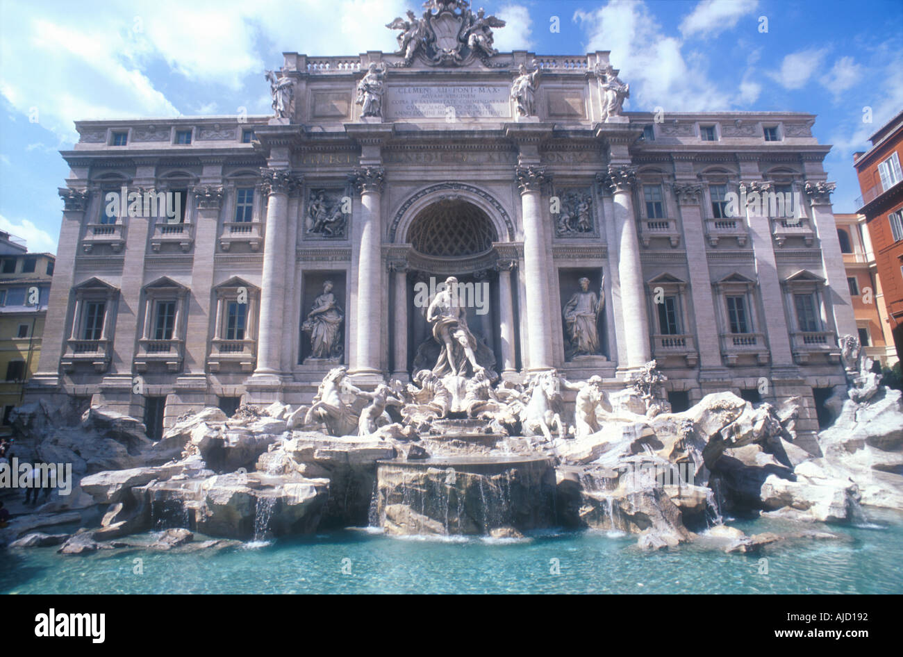 Rome Italy Europe Fountain of Trevi Stock Photo - Alamy