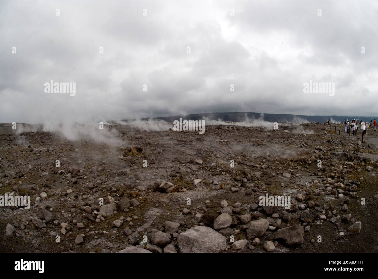 Caldera Kilauea Volcano Stock Photo - Alamy