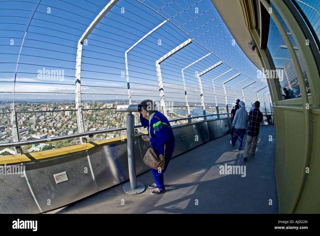 Seattle View from Space Needle Stock Photo - Alamy
