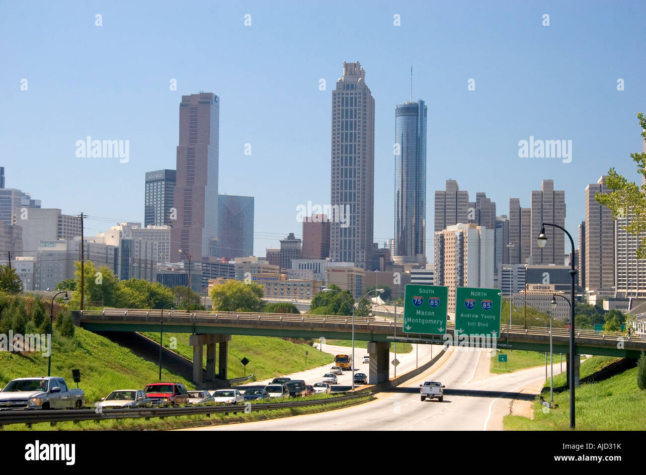 A view of downtown Atlanta Georgia Stock Photo - Alamy