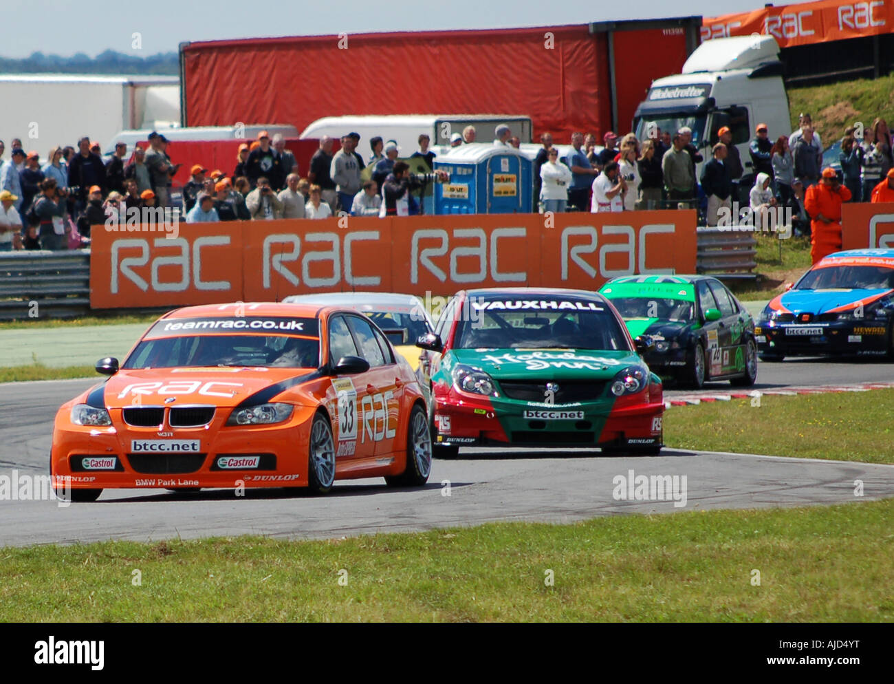 Tom Onslow-Cole and his Team RAC BMW in the 2007 British Touring Car ...