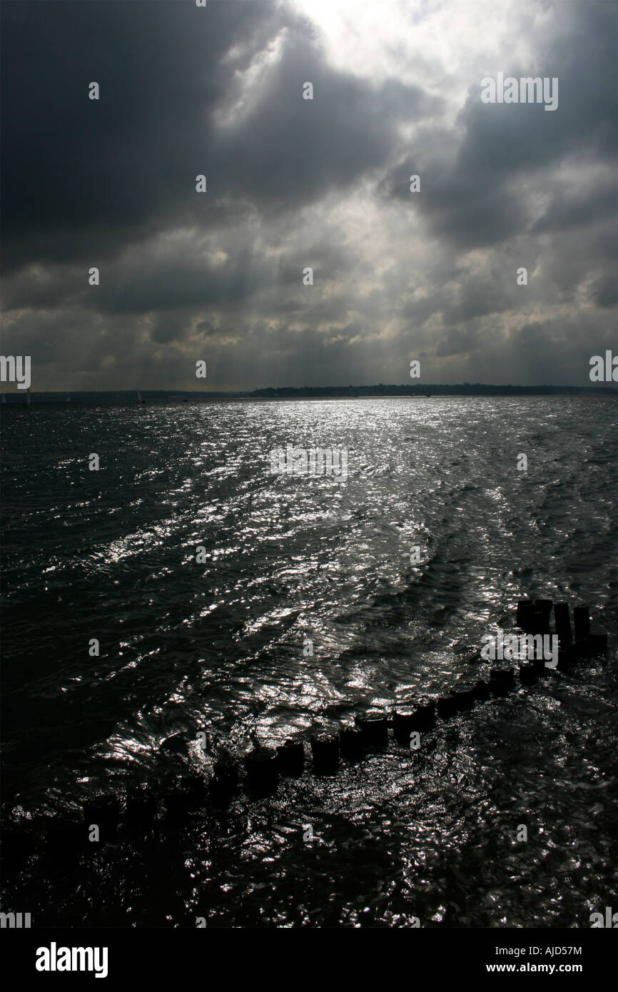 Pebbles beach spit southampton hi-res stock photography and images - Alamy