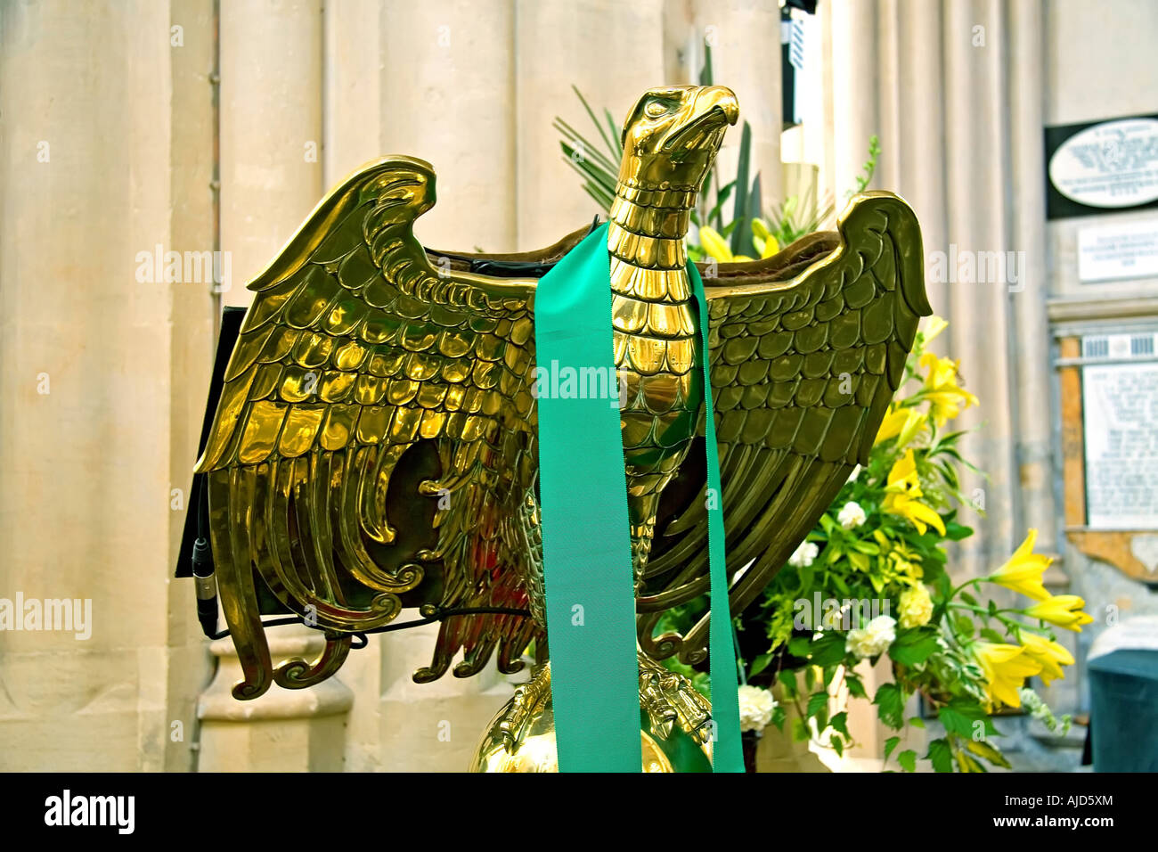 Lectern Bath Abbey Bath England Uk Stock Photo - Alamy