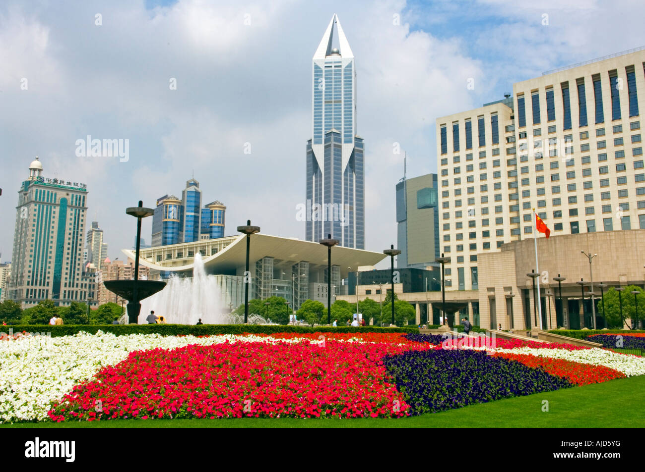 Shanghai people's square Stock Photo - Alamy