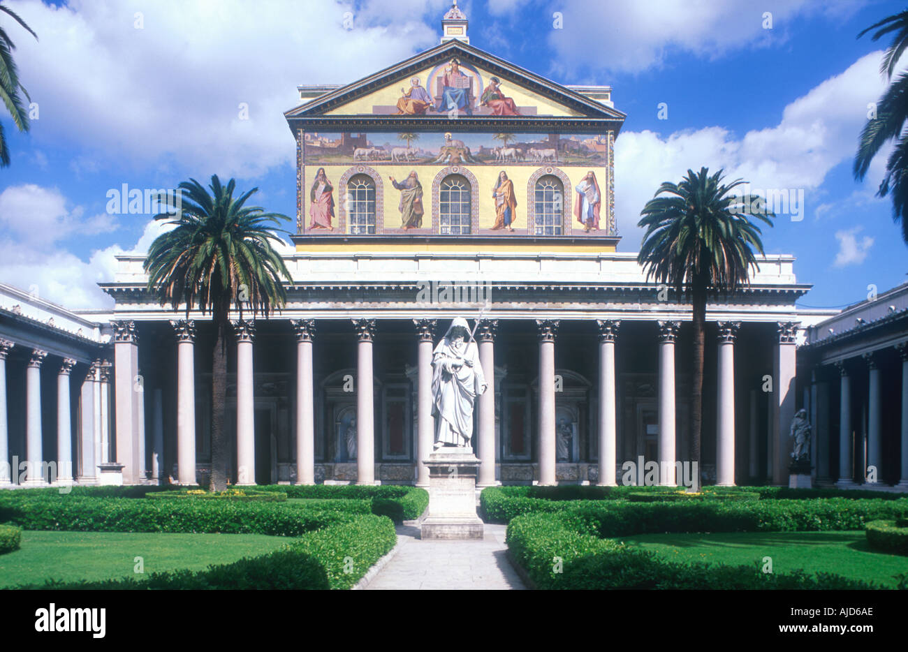 Basilica of St Paul without the Walls Rome Italy Europe Stock Photo - Alamy