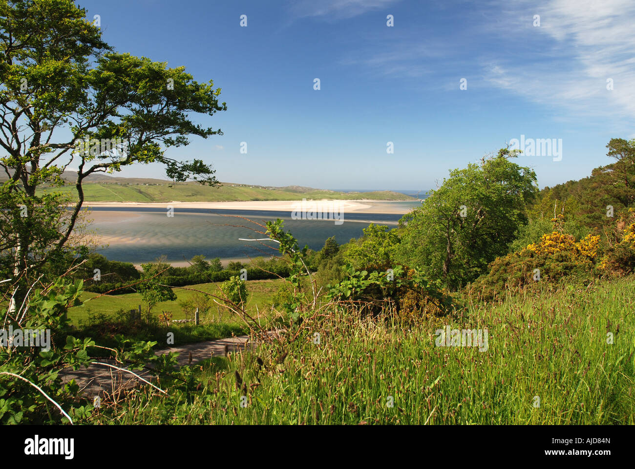 Kyle of Tongue bay north coast Highland Scotland Stock Photo - Alamy