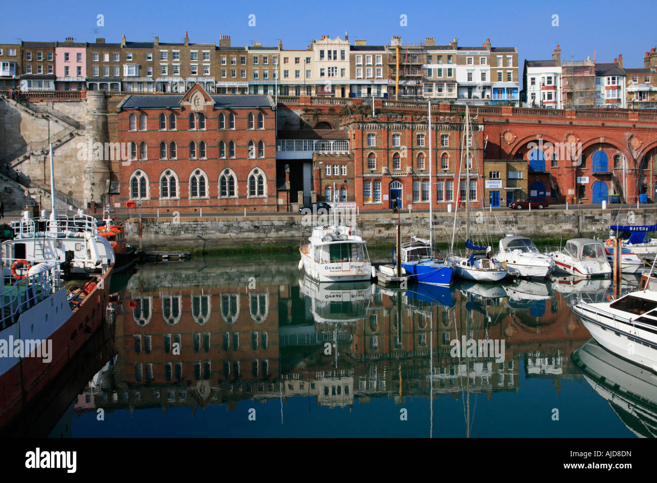 The Port of Ramsgate Royal Harbour Marina kent south coast england uk ...