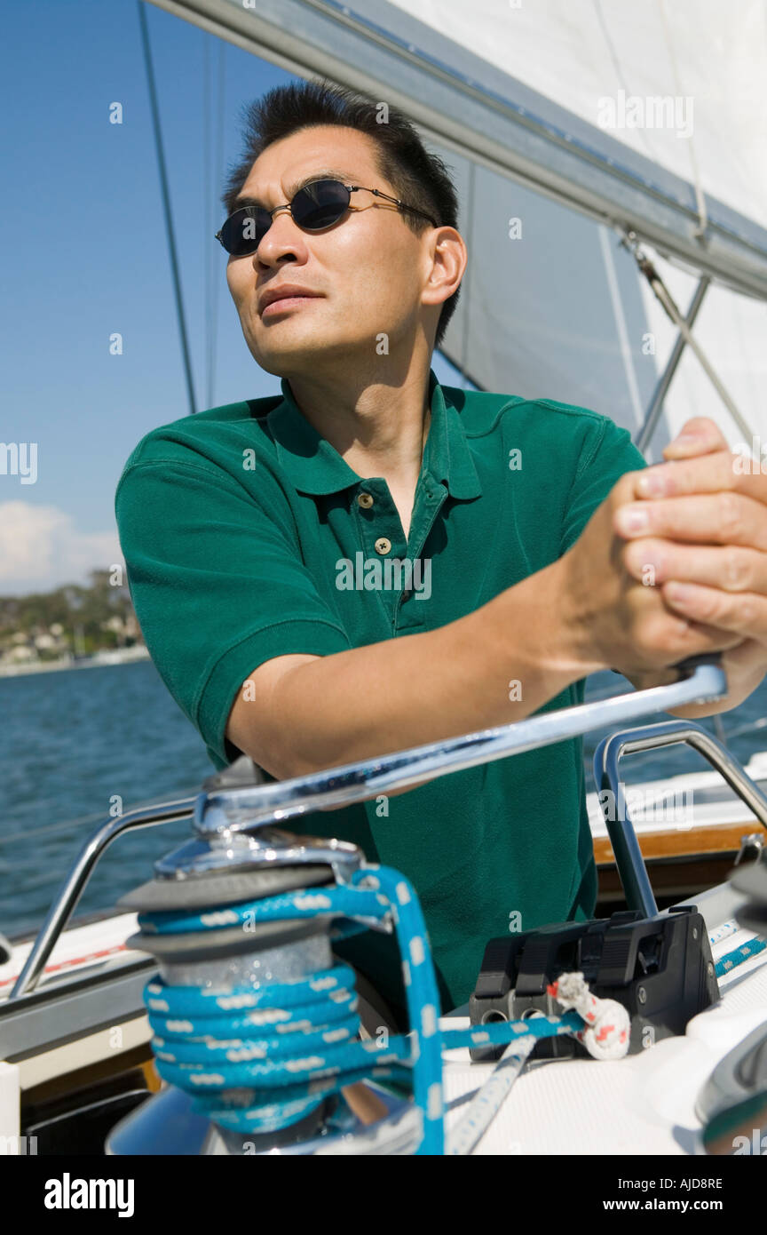 Raising sail hi-res stock photography and images - Alamy