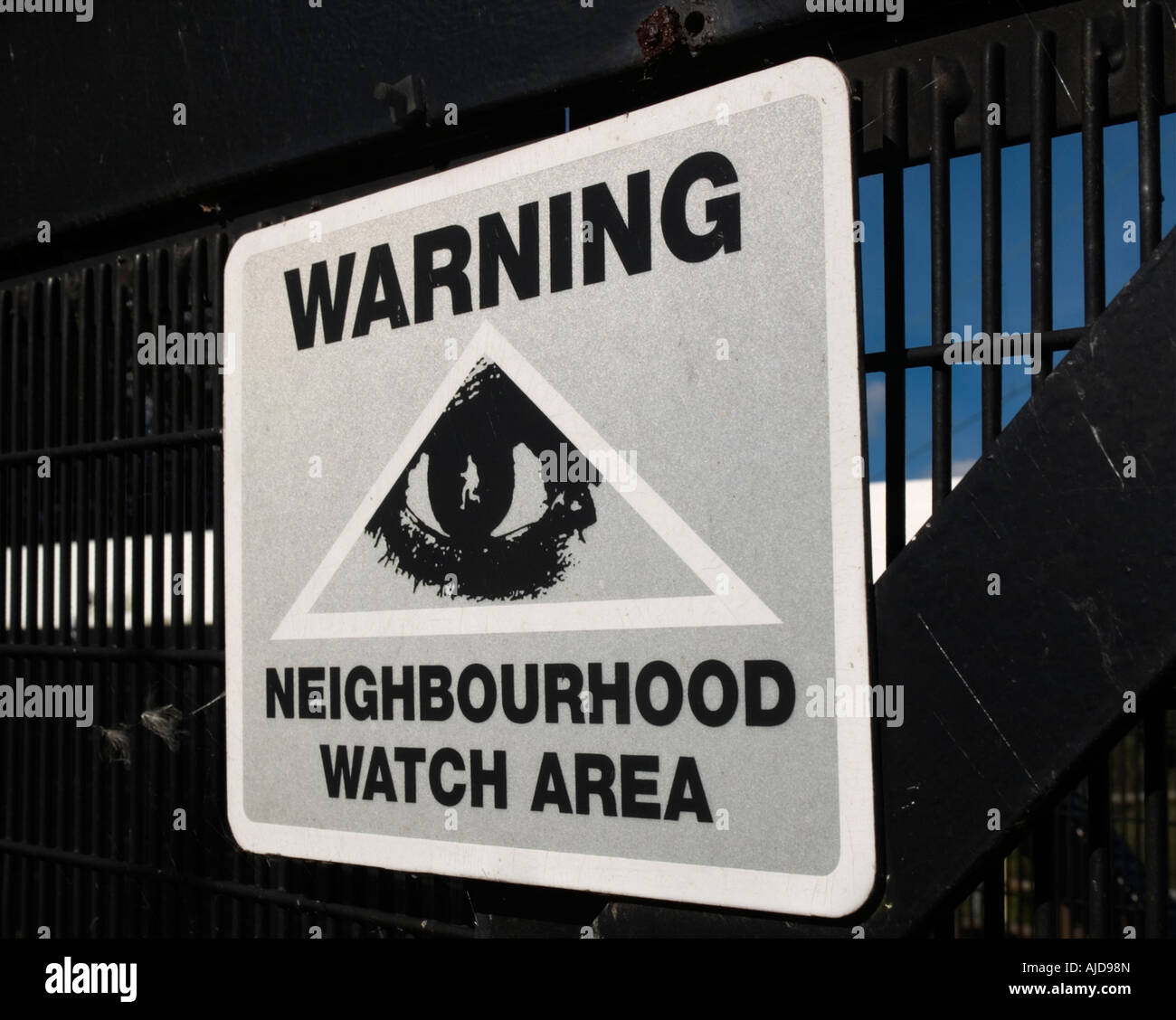 Neighbourhood Watch sign Stock Photo - Alamy