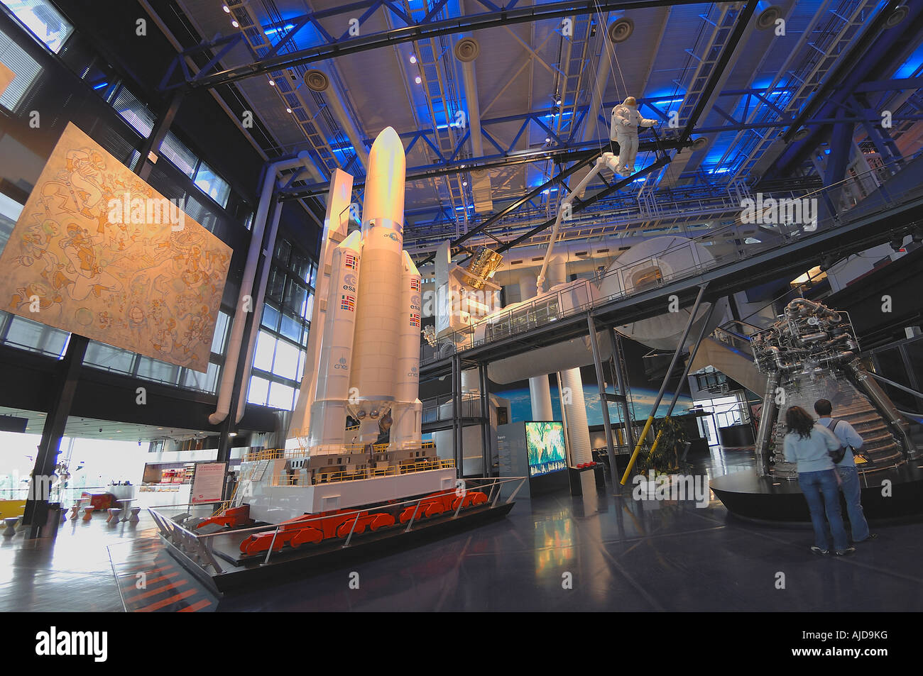 The Space exhibits at The Cite des Sciences et de l'Industrie at The ...